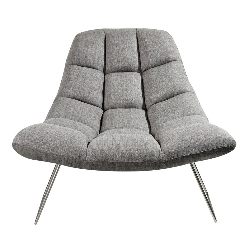 Latitude Run® Baelynn 101.6Cm Wide Tufted Polyester Blend Lounge Chair ...