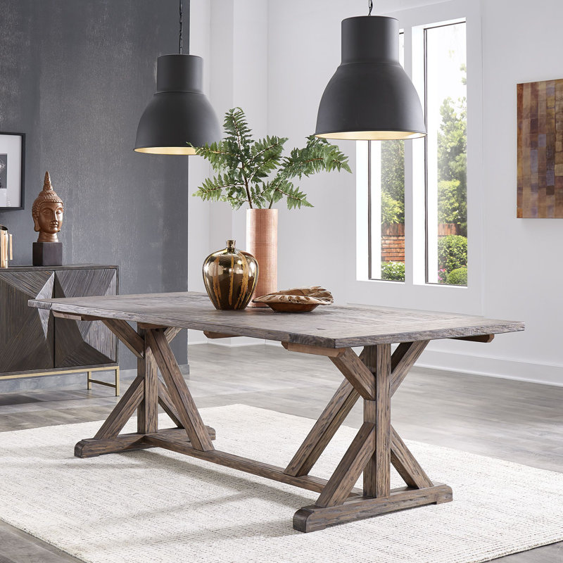 Birch Lane™ Burbury Solid Wood Base Dining Table & Reviews | Wayfair