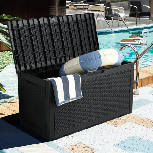 Black Deck Boxes & Patio Storage You'll Love | Wayfair