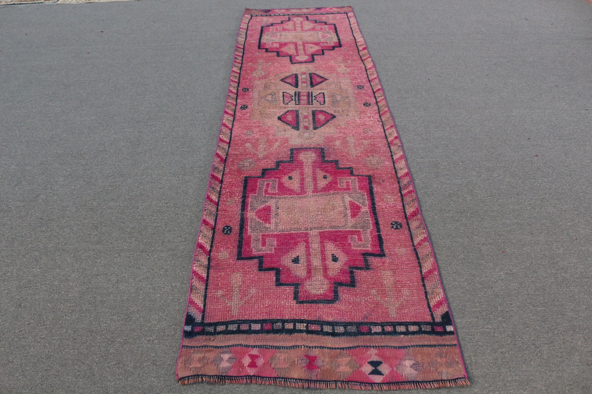 Bungalow Rose Handmade Vintage Turkish Style Pink Runner Rug Perfect ...