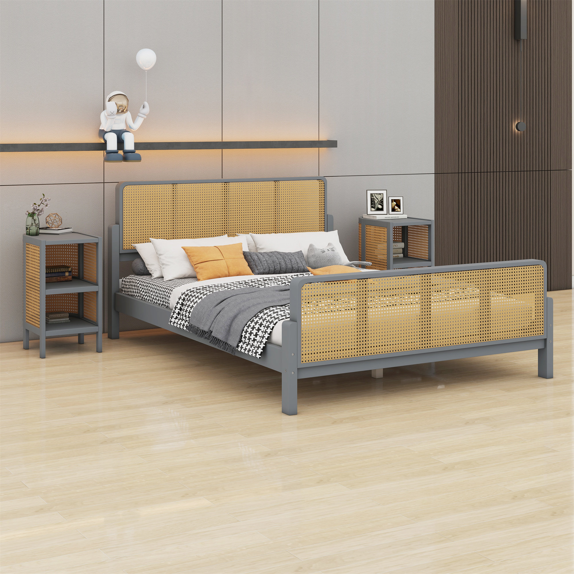 17 Stories Armonnie Panel Bed | Wayfair