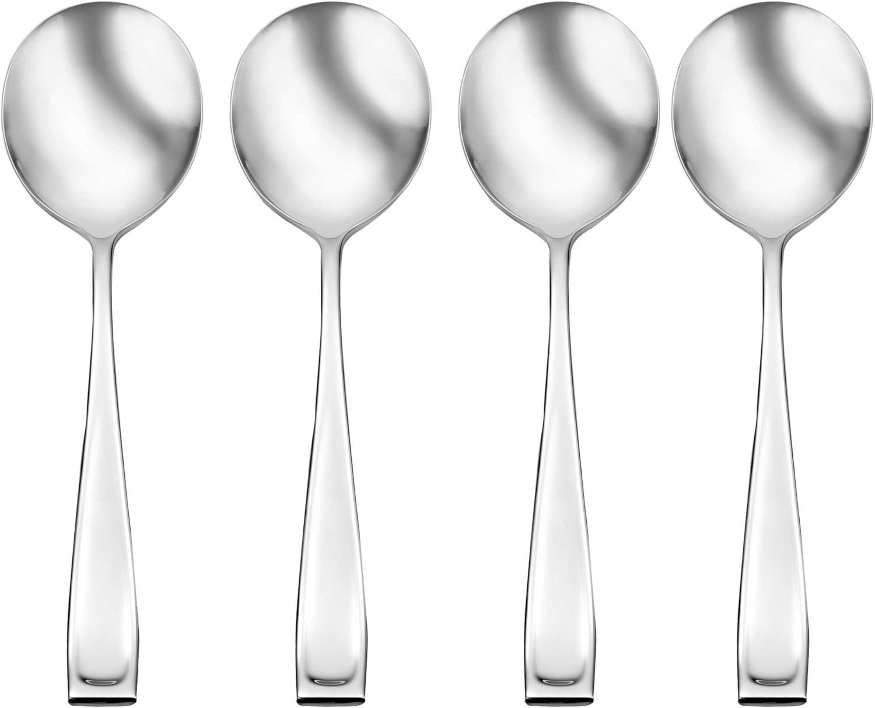 Oneida Modern Pillar Moda Fine Flatware Soup Spoons | Wayfair