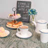 Nicola Spring - 270ml Rustic Cottage Farmhouse Teacups - Set of 6 ...