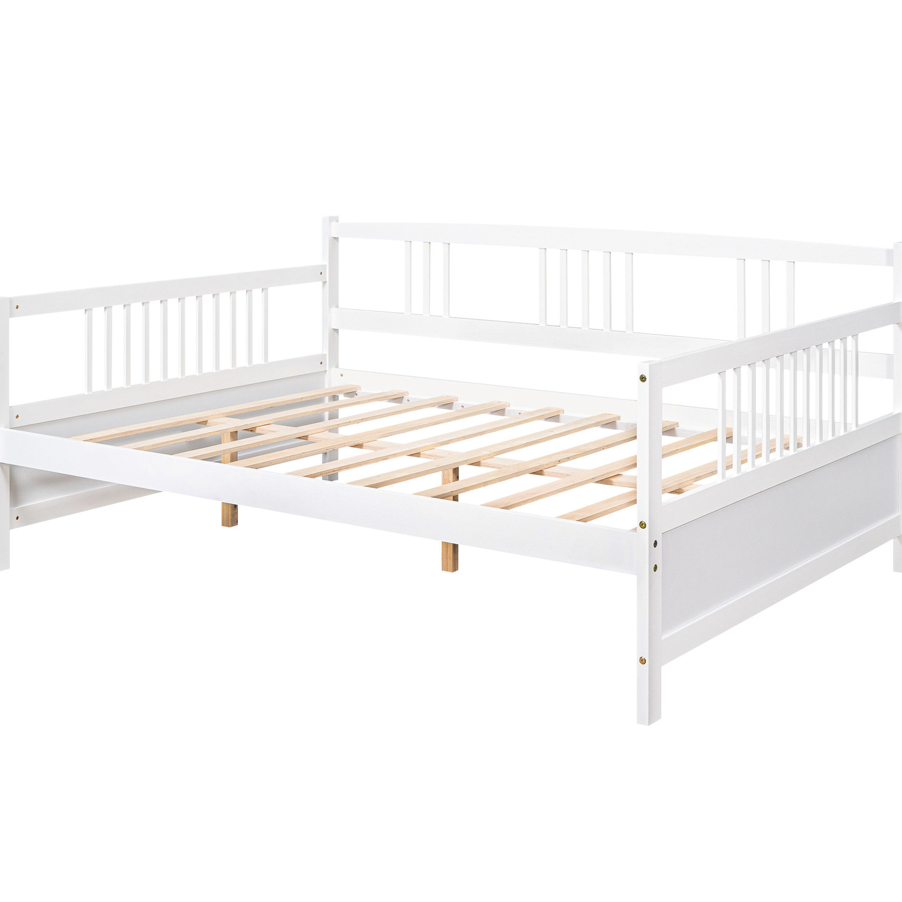 Lark Manor White Full Size Daybed With Support Legs, Multi-functional ...