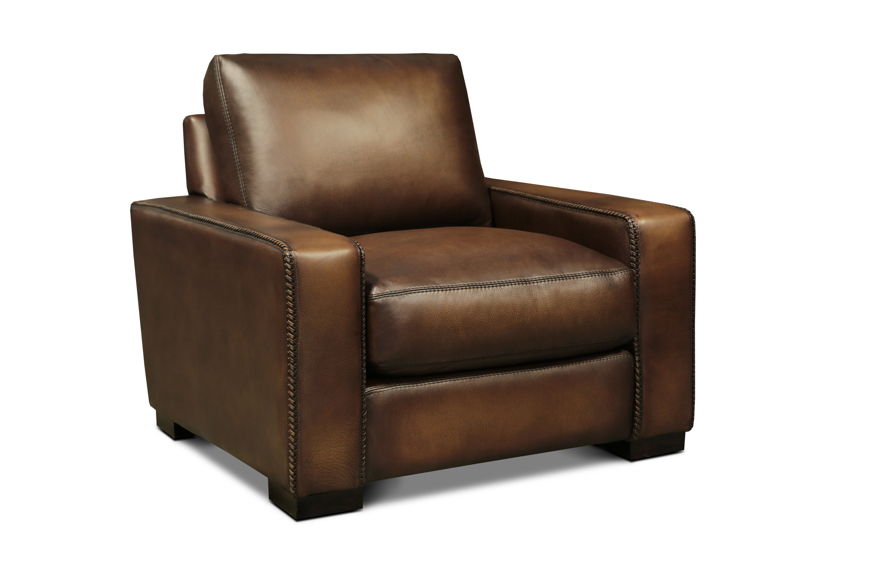 Eleanor Rigby Urban Cowboy Leather Club Chair - Great Gifts Club