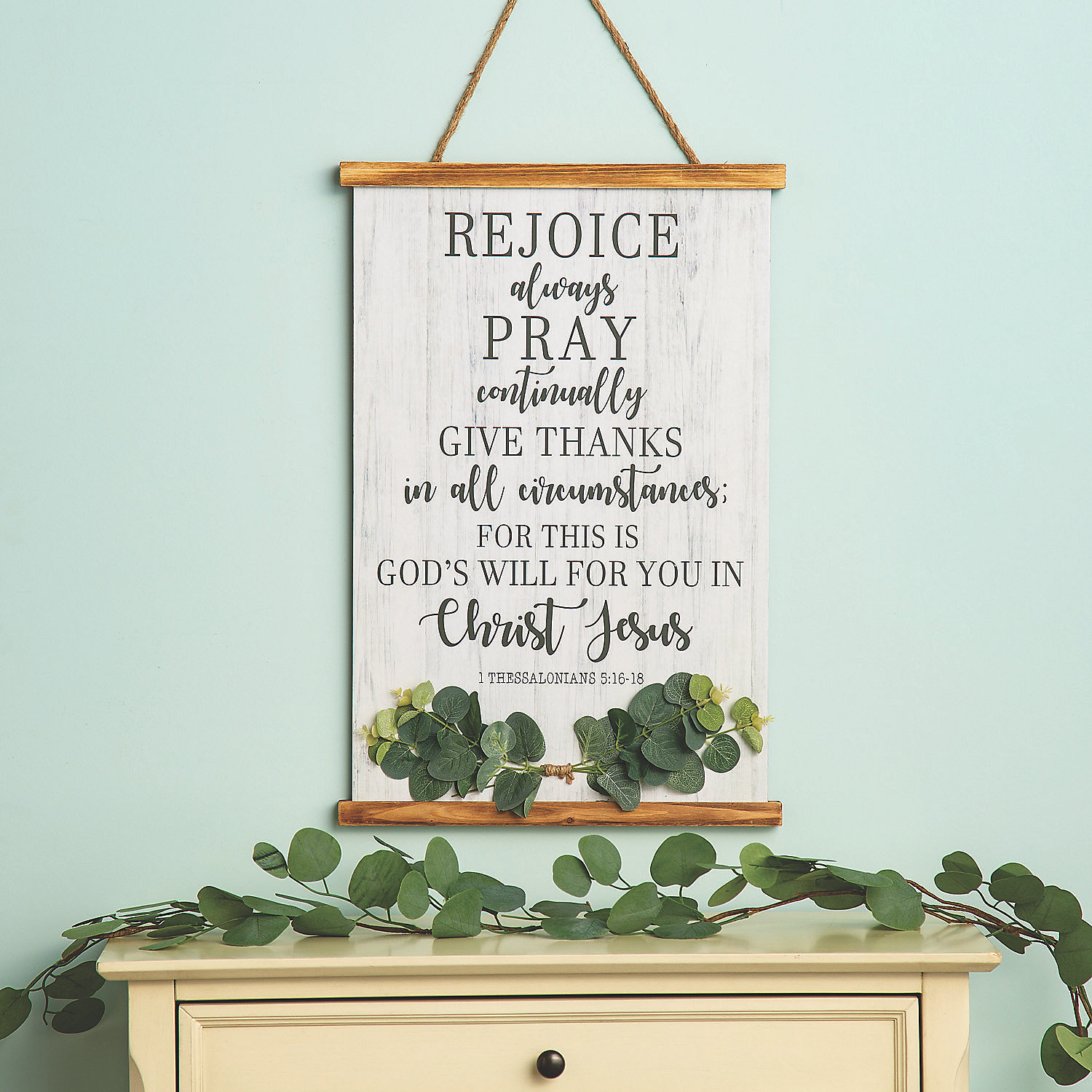 Trinx Positively Simple Rejoice Always Sign, All Seasons, Home Decor ...