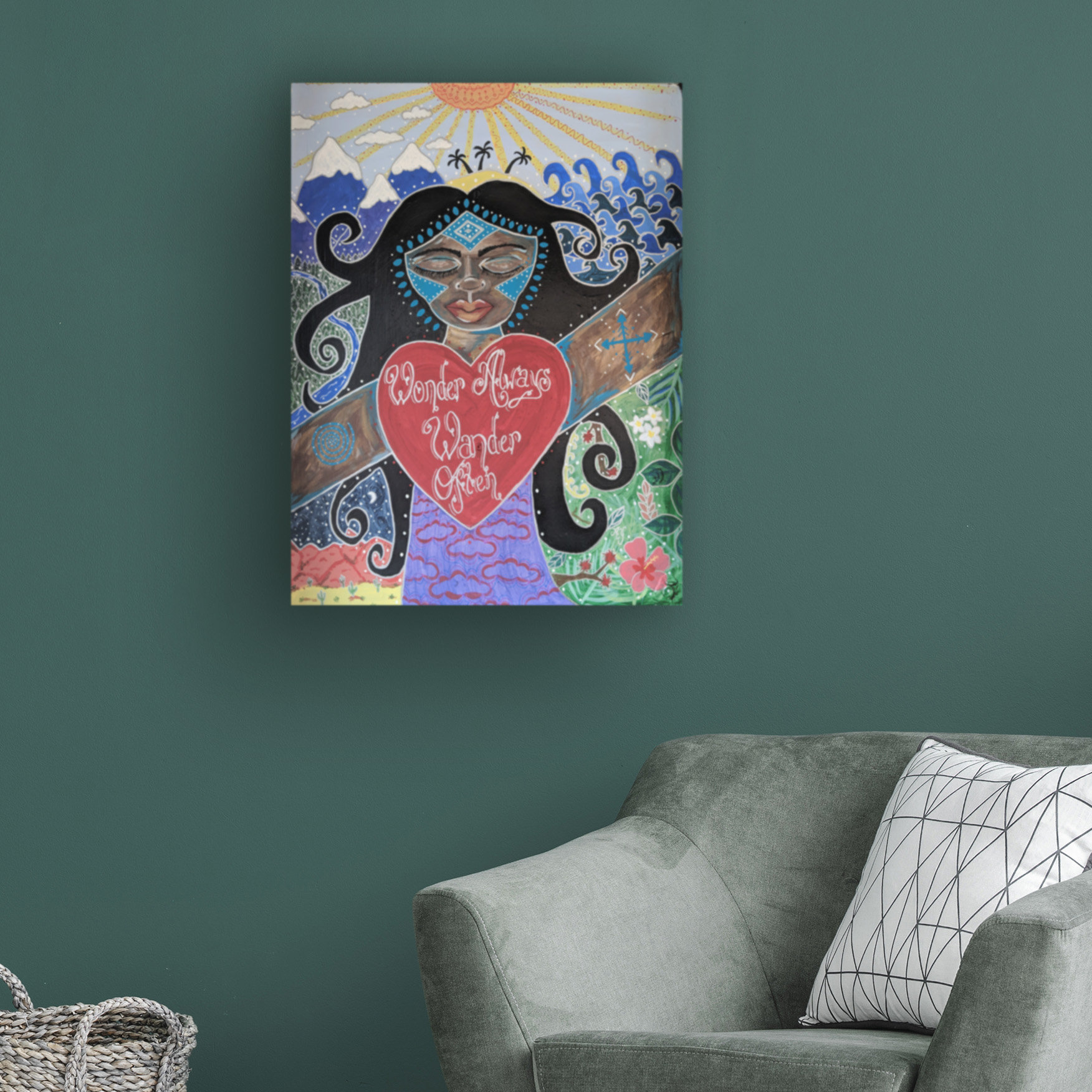 Trinx Goddess Of Wonder by Rev. Dr. Angela Yarber - Wrapped Canvas ...