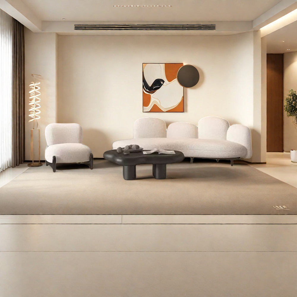 ANCOREY French cream style simple straight back sofa | Wayfair