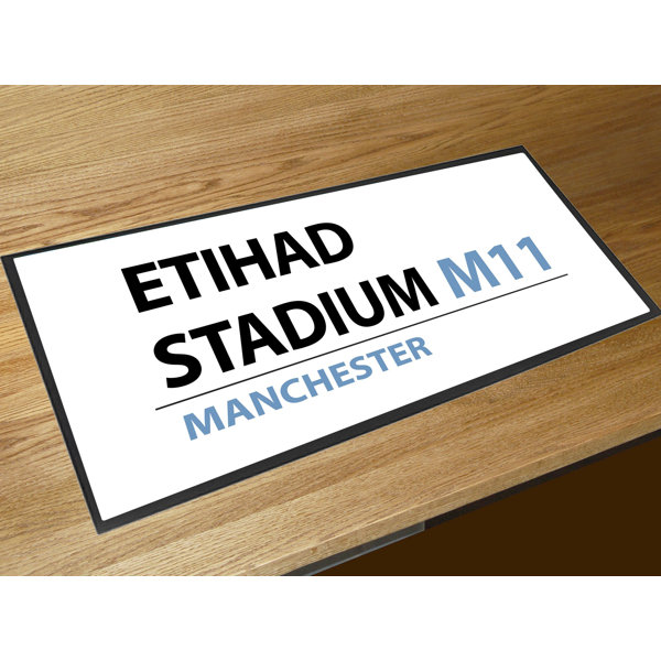 Happy Larry Demps Etihad Stadium Manchester City Placemat | Wayfair.co.uk