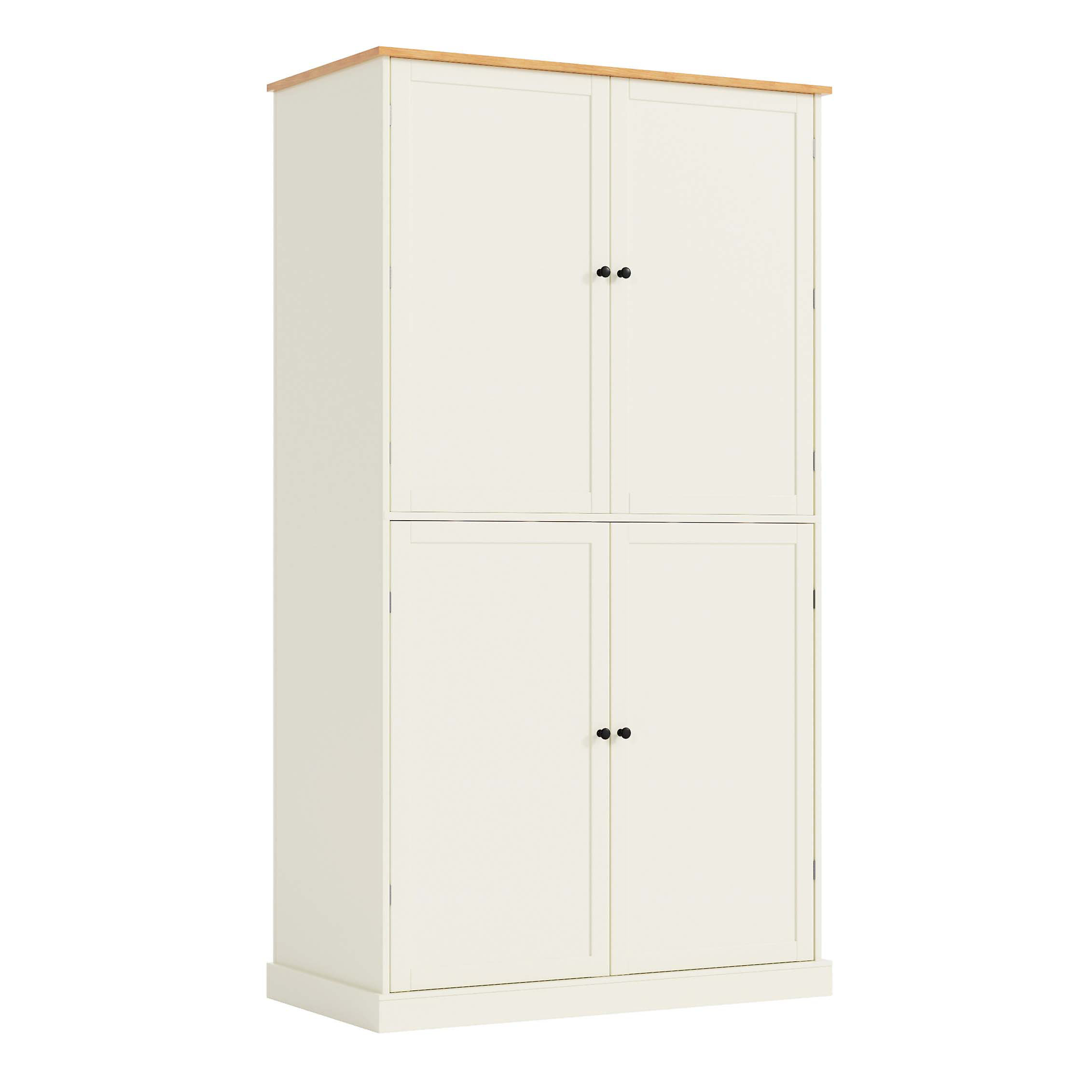 Lark Manor™ Freestanding Kitchen Pantry with 2 Drawers, 2 Shelves, 8 ...