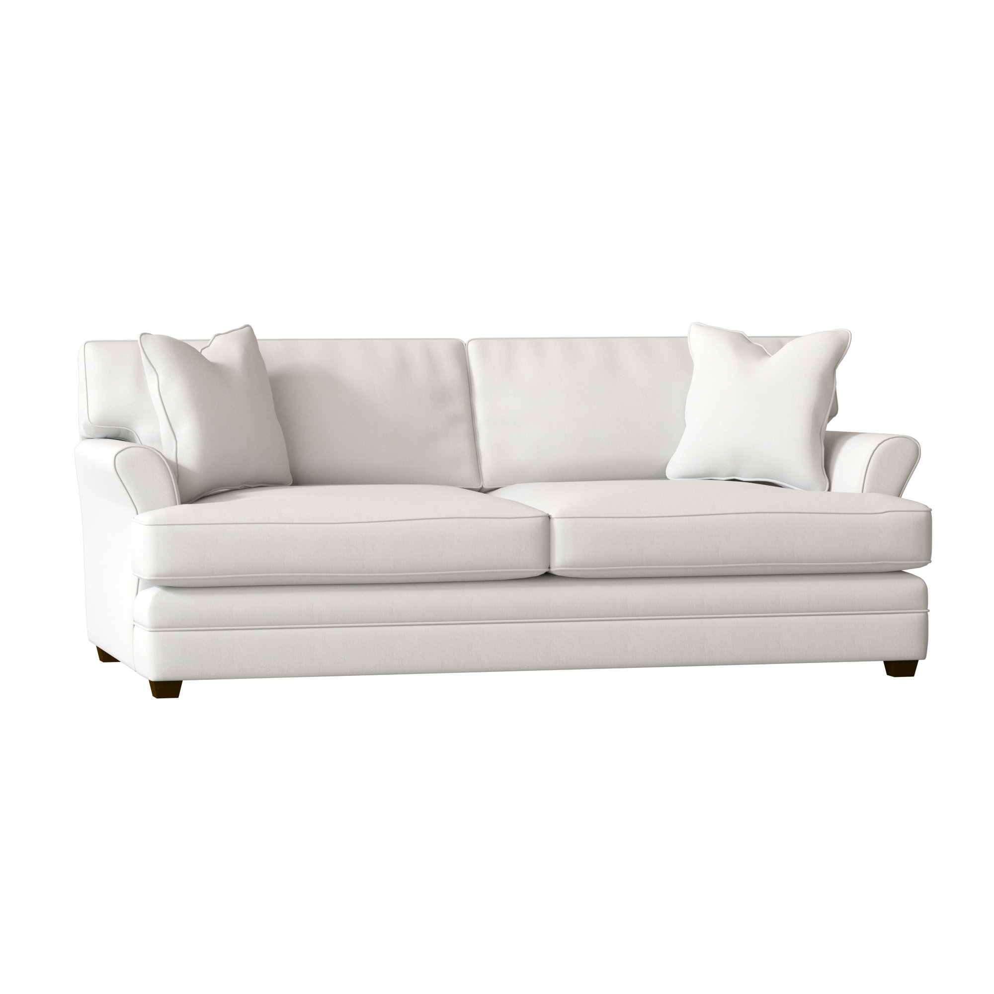 Wayfair Custom Upholstery Johanna 85" Flared Arm Sofa with Reversible ...
