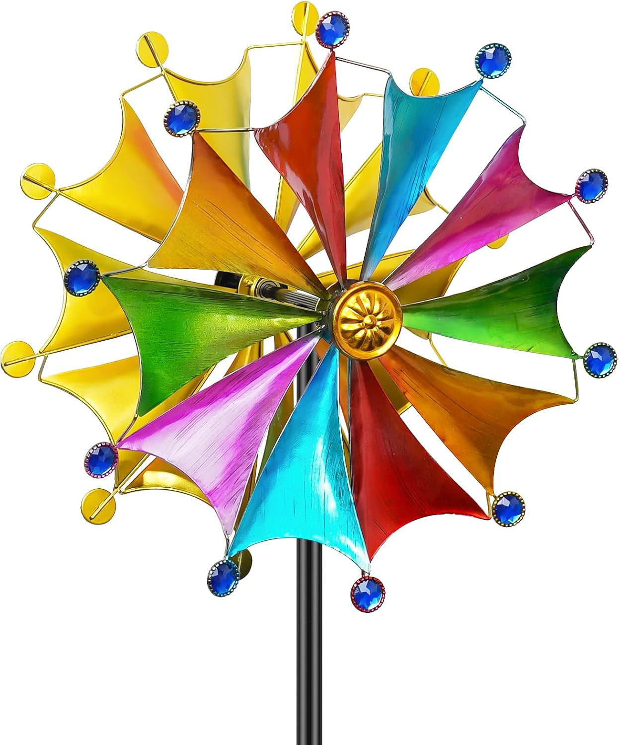 Dakota Fields Large Wind Spinners Outdoor Metal Weather-Resistant ...