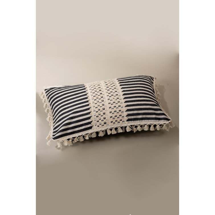 World Menagerie Arrowpoint Striped Rectangular Scatter Cushion Cushion ...