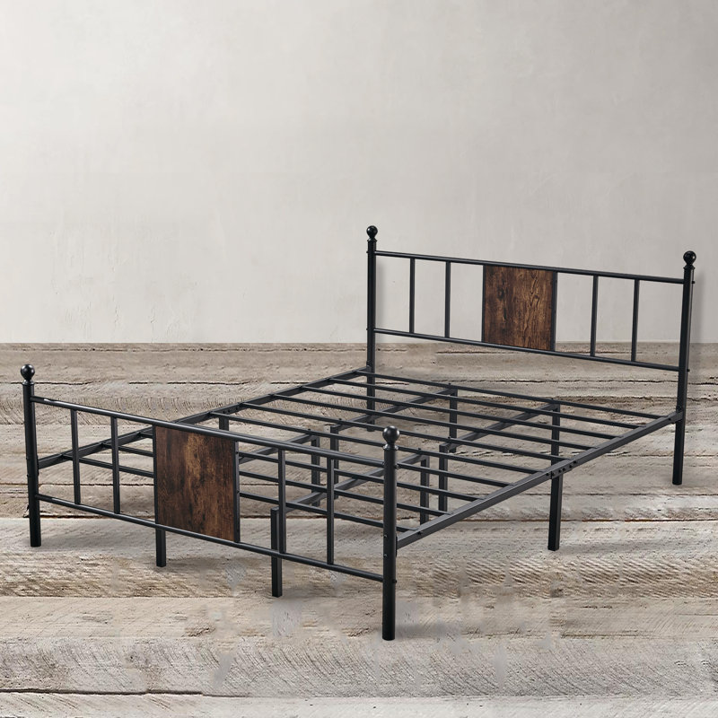 17 Stories Aukai 37.2" Bed Frame with Extra Central Legs & Reviews ...