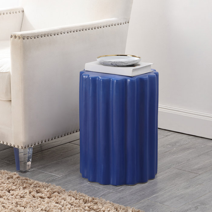 AllModern Pier Ceramic Accent Stool & Reviews | Wayfair