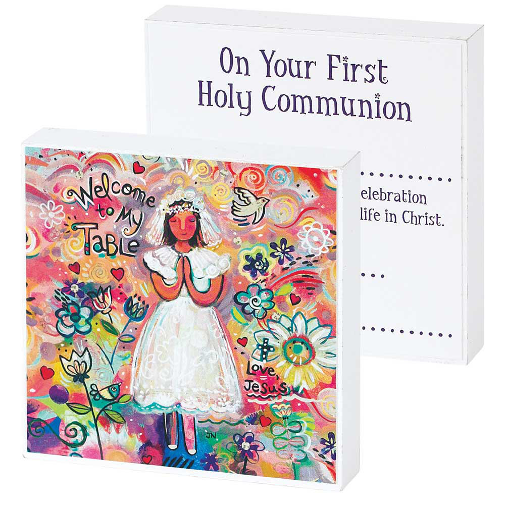Trinx PLQ DBL SD FIRST HOLY COMMUNION MDF 4X4 - Wayfair Canada