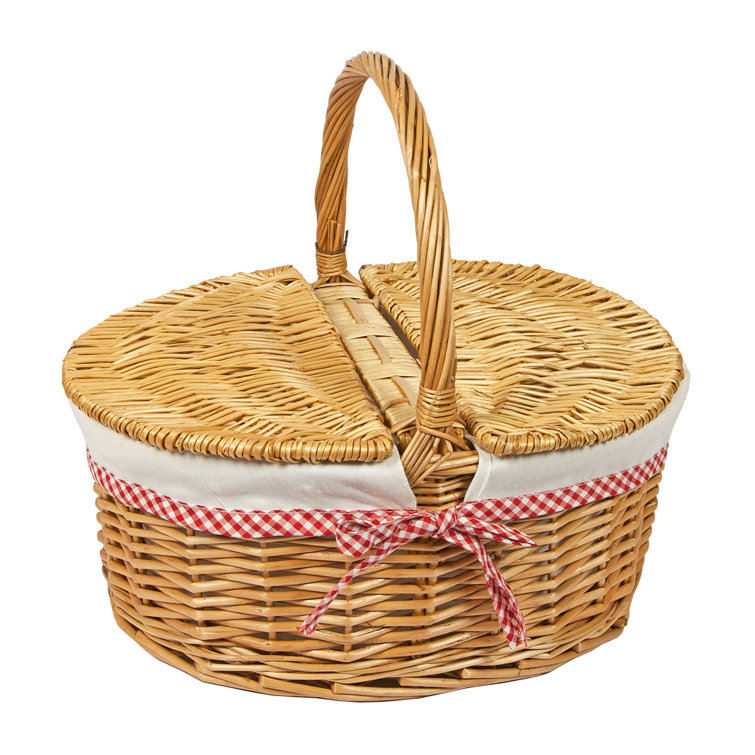 Brambly Cottage Cotton Picnic Basket | Wayfair.co.uk