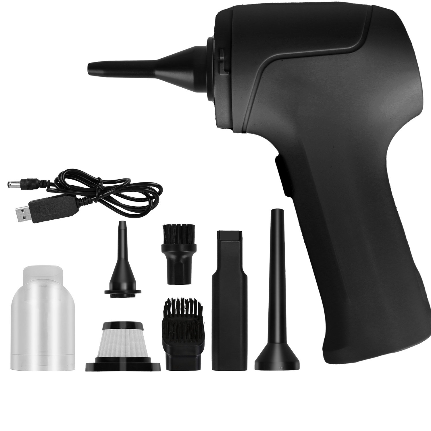 Edge Collections 2-in-1 Cordless Vacuum Cleaner Air Duster Electric Air ...