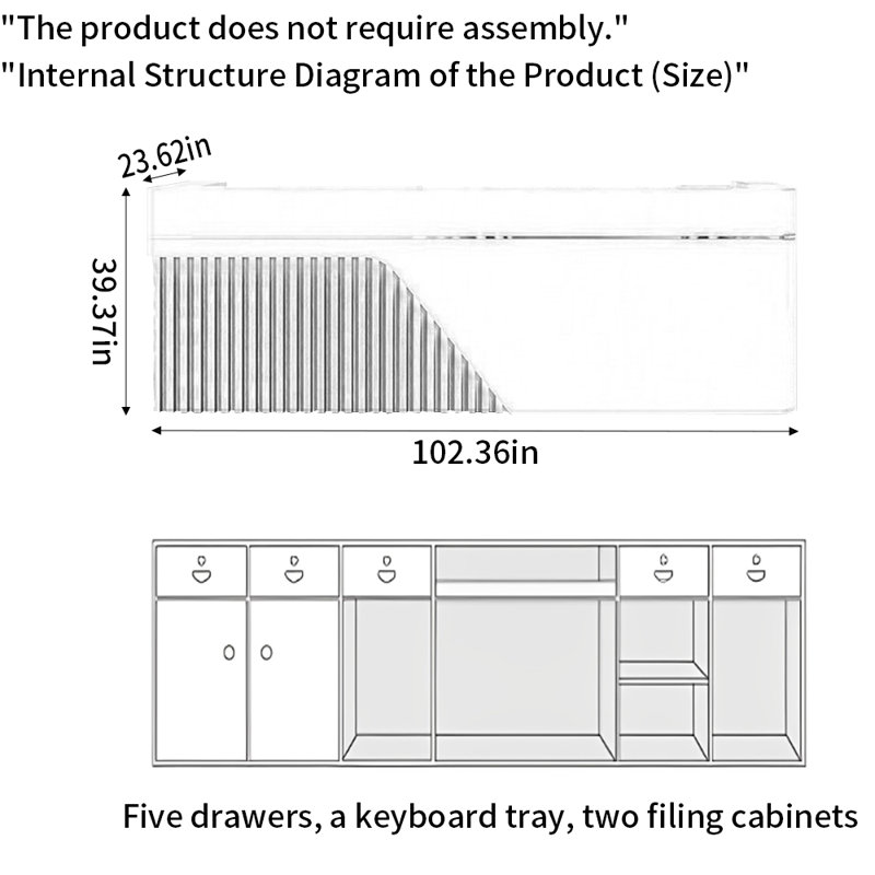 NBNKK Reception desk Writing Desk, Computer Desk, Executive Desks ...