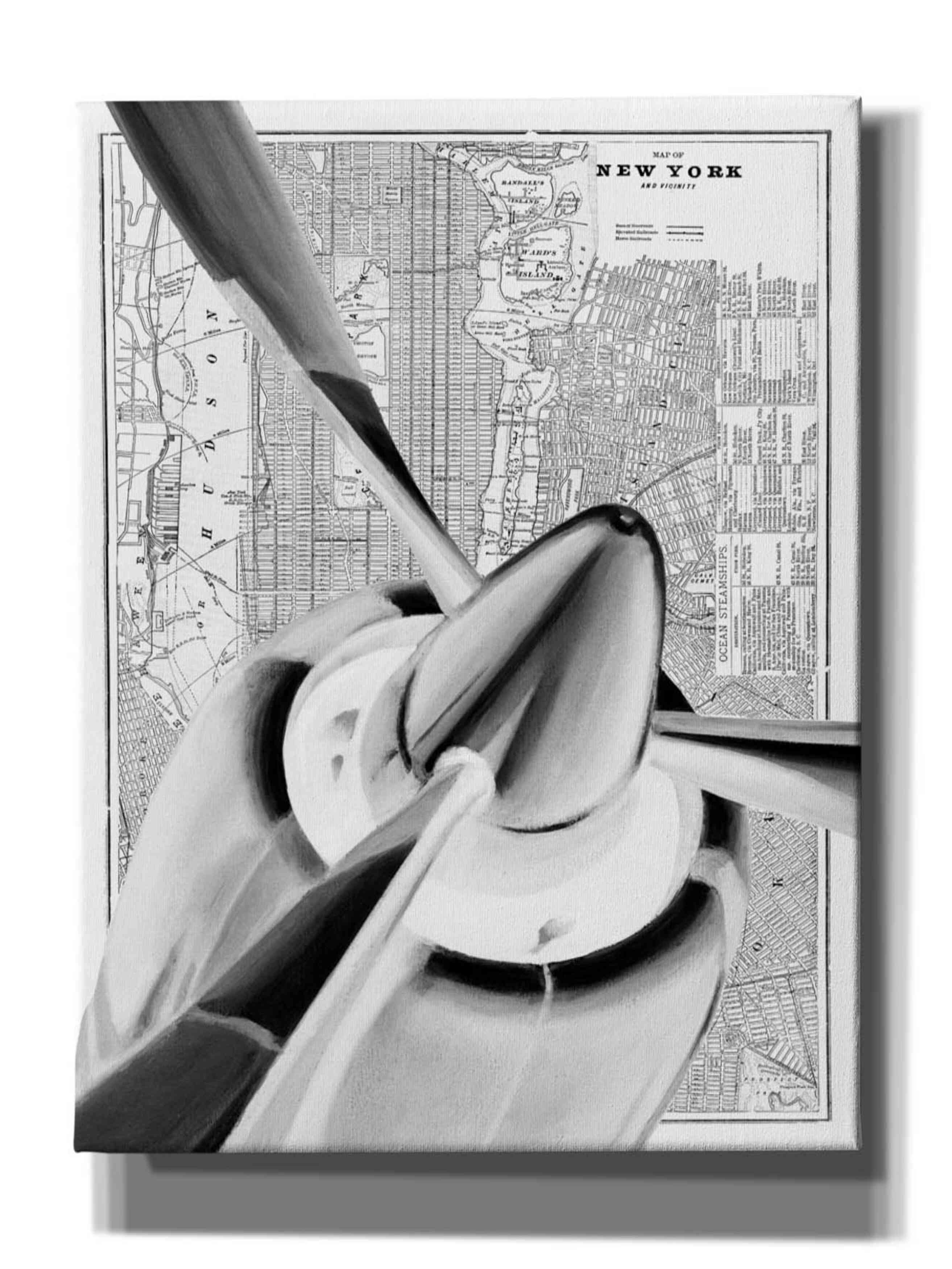 Red Barrel Studio® Mihaela Inverted Vintage Plane I On Canvas by Ethan ...