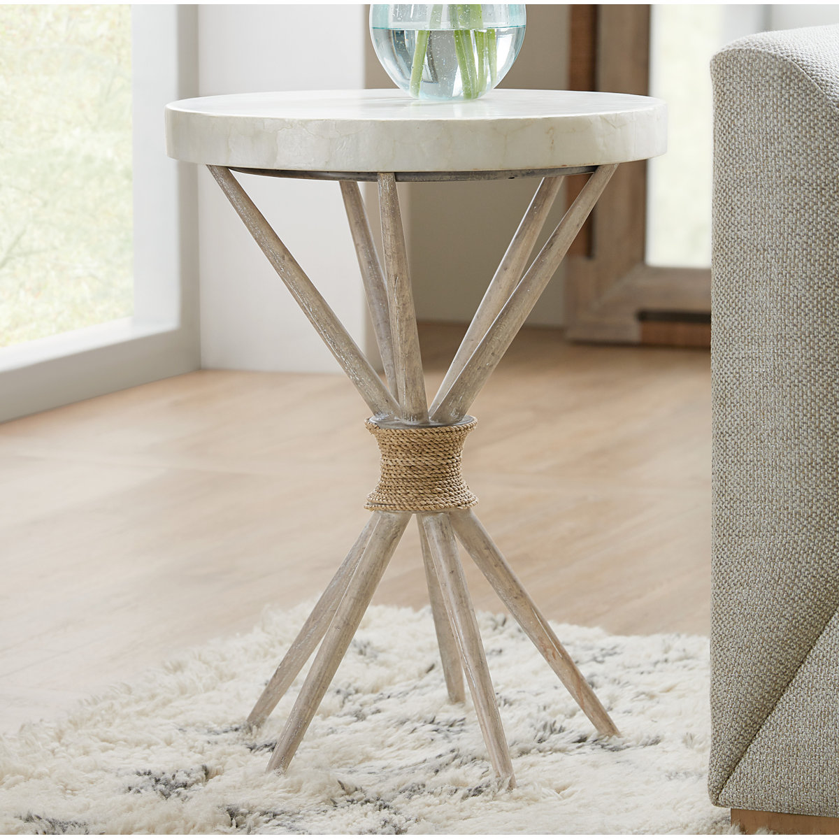 Hooker Furniture Amani Pedestal End Table & Reviews | Perigold