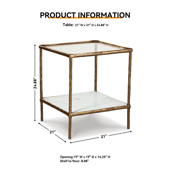 Mercer41 Hightower End Table with Storage & Reviews | Wayfair