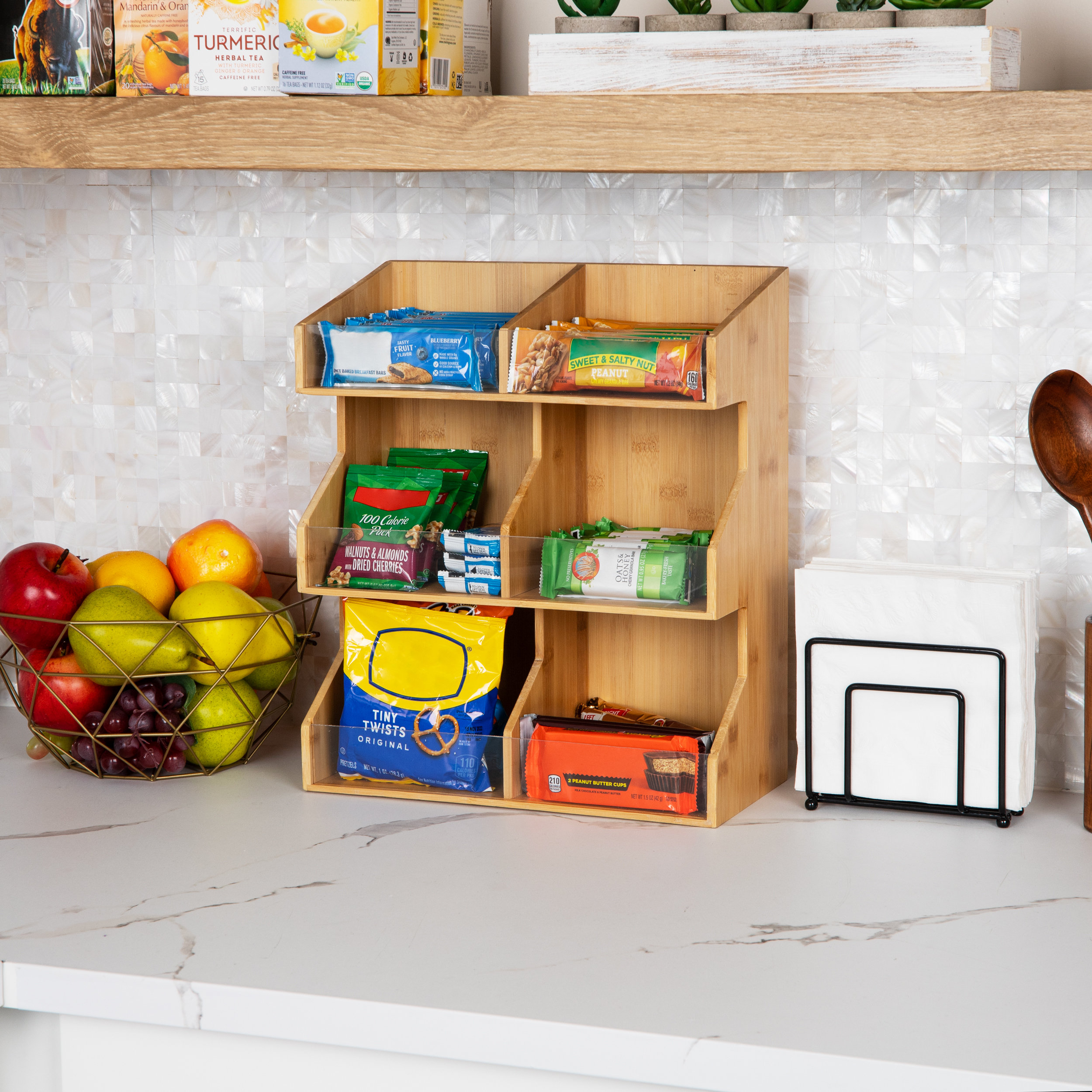 Mind Reader Coffee Pod Condiment Station, Countertop Organizer, Kitchen ...