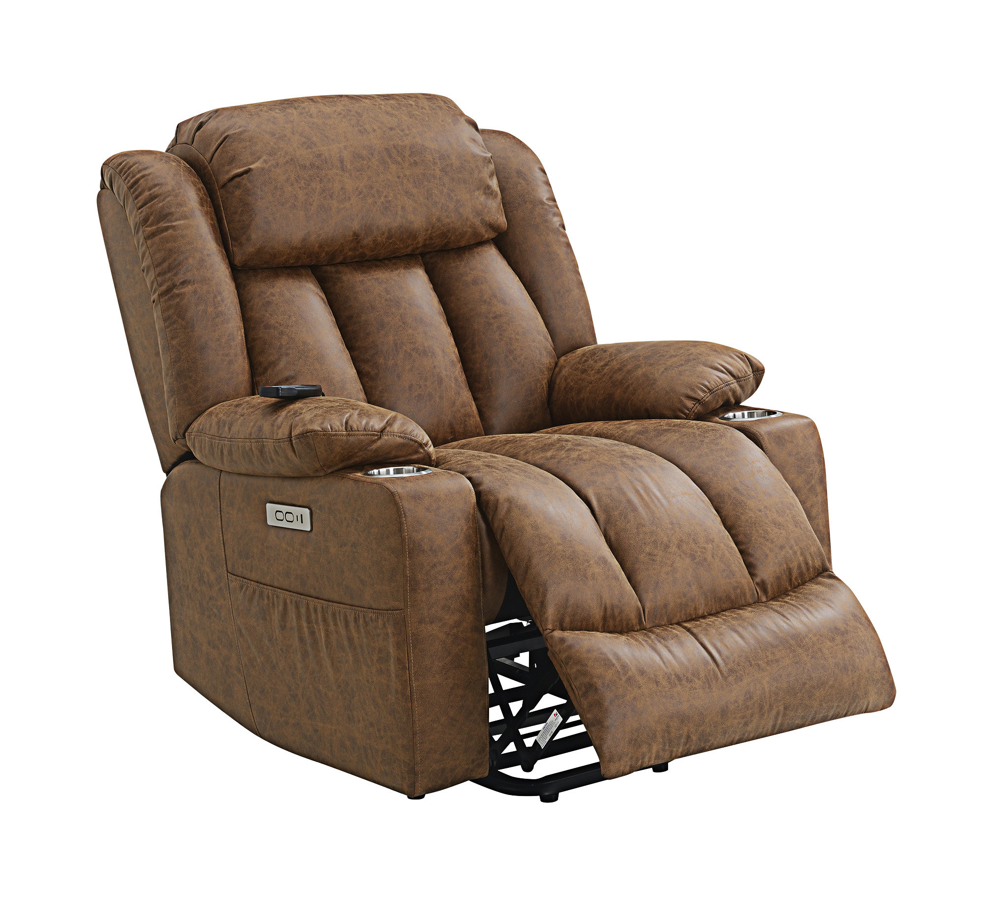 Foundry Select Zamaya Power Recliner W/Lift, Heating & Massage | Wayfair