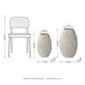 Everly Quinn Metal Gold & White Oval Textured Floor Vases & Reviews ...