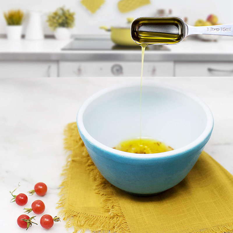 Zulay Kitchen 6 -Piece Stainless Steel Measuring Spoon Set & Reviews ...