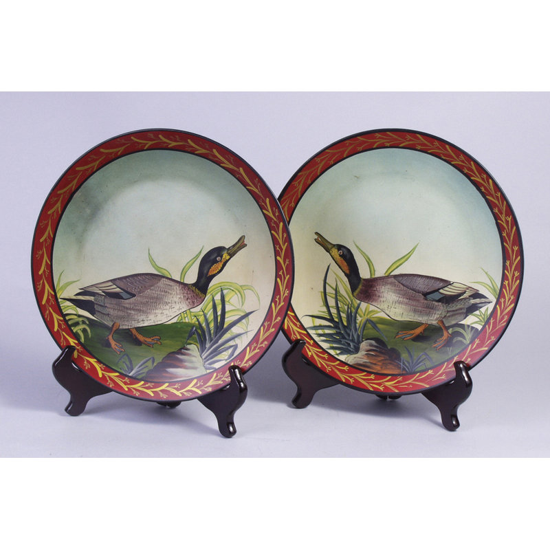 AA Importing Duck Plate Set with Stands | Wayfair