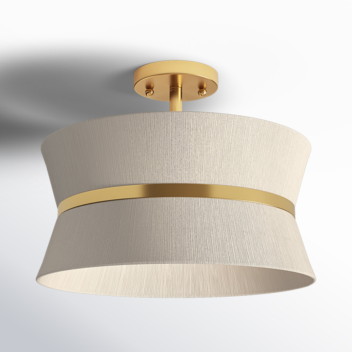 Joss & Main Abbington Rope Semi Flush Mount & Reviews | Joss & Main