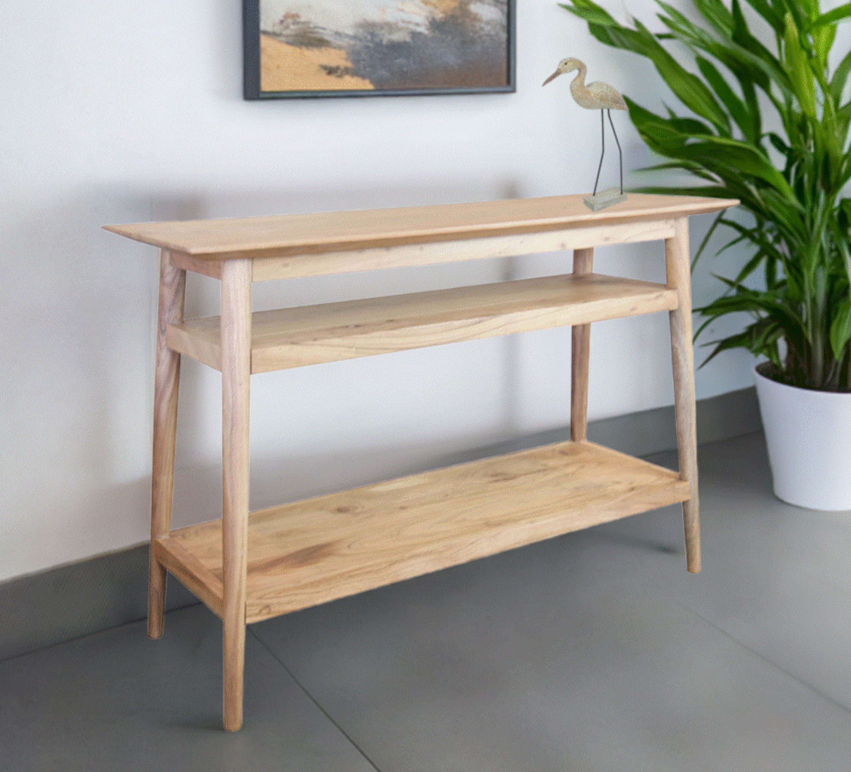 The Twillery Co. Offerman Camila Solid Acacia Console Table - Wayfair ...