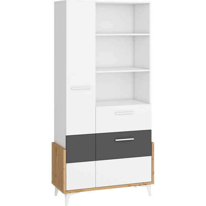 Hashtag Home Mazzeo 195cm H x 95cm W Standard Bookcase | Wayfair.co.uk