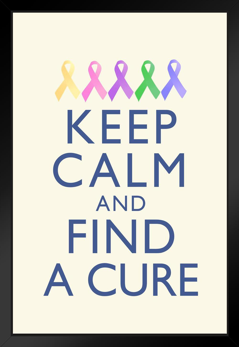 Trinx " Cancer Keep Calm And Find A Cure Awareness Motivational ...
