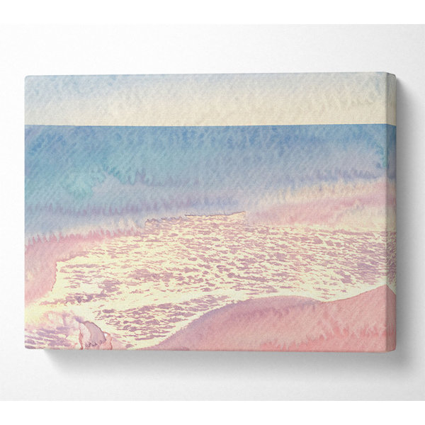 House of Hampton Retro Sparkle Beach - Wrapped Canvas Art Prints ...