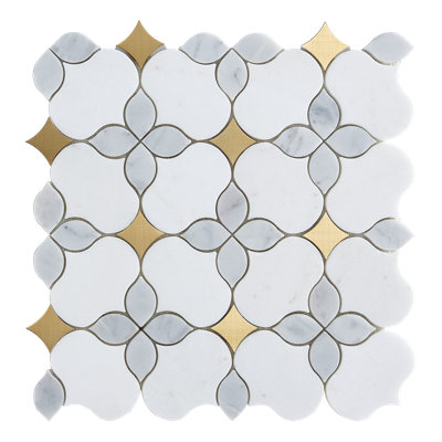 ES Stone Water Jet 6" x 6" Novelty Mosaic Wall & Floor Tile & Reviews ...