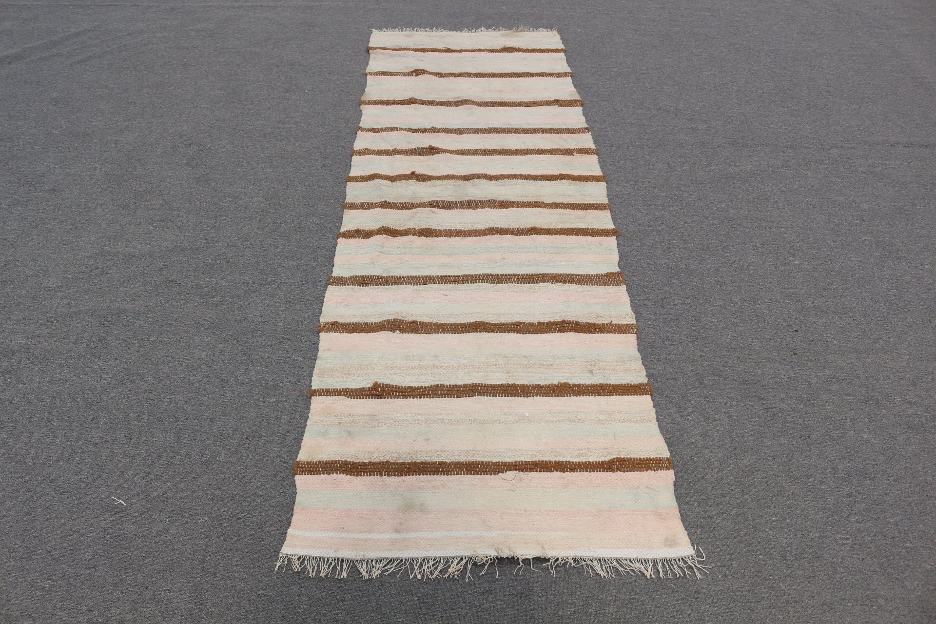 Foundry Select Organic Corridor Beige Turkish Rug Runner For Home Decor ...