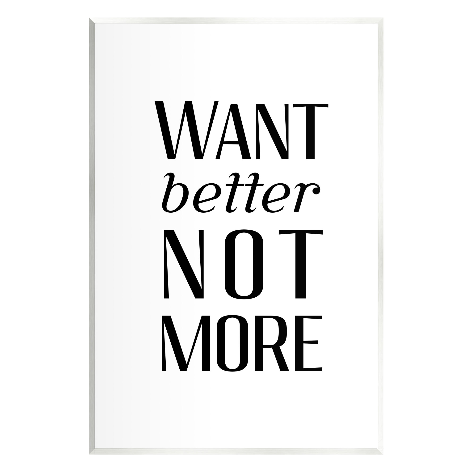 Redwood Rover Better Not More Phrase Framed Giclee Art Design By Daphne ...