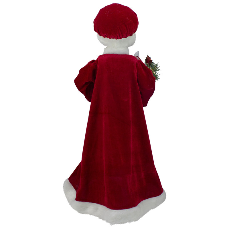 Northlight Seasonal 24-Inch Animated Mrs. Claus with Lighted Candle ...