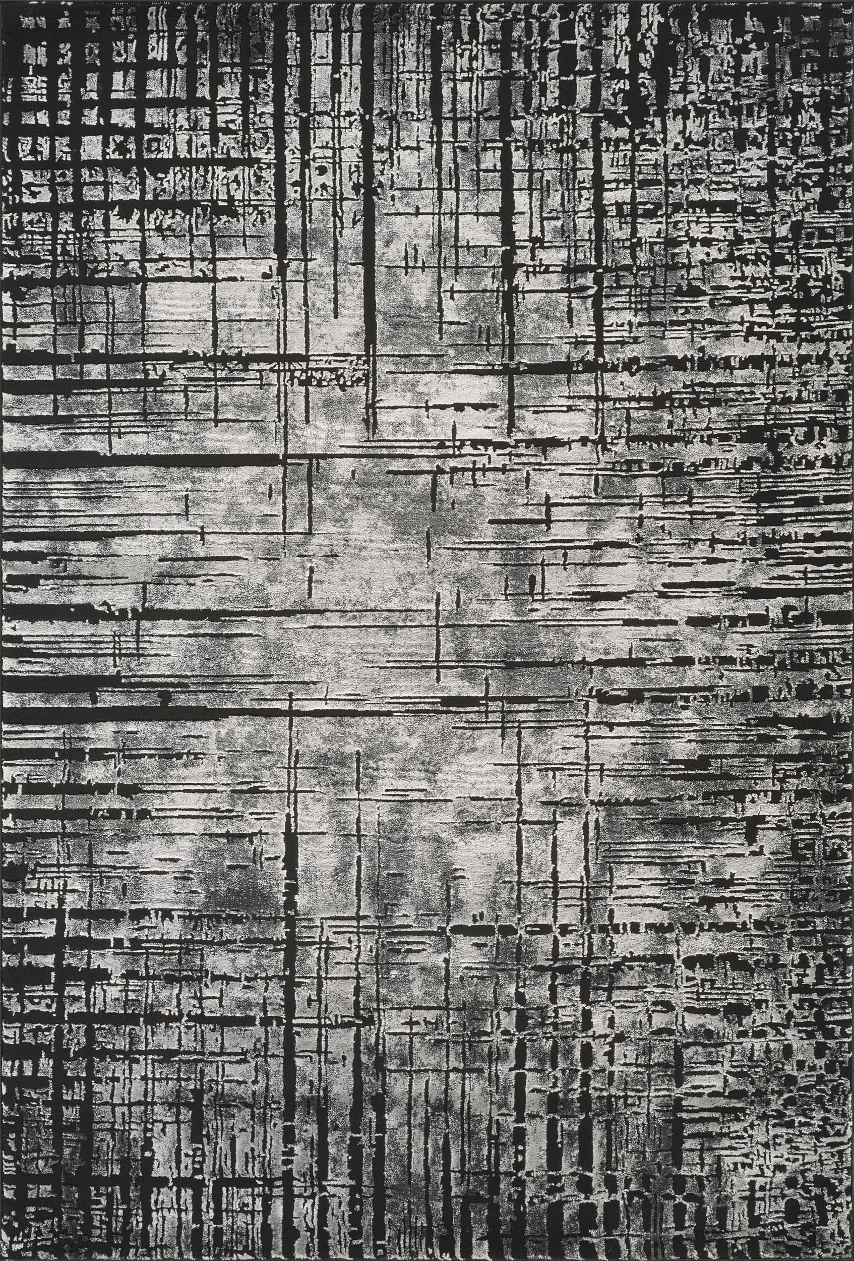 Metro Lane Denelda Living Room Area Rug Metallic Sheen Modern Nexus ...