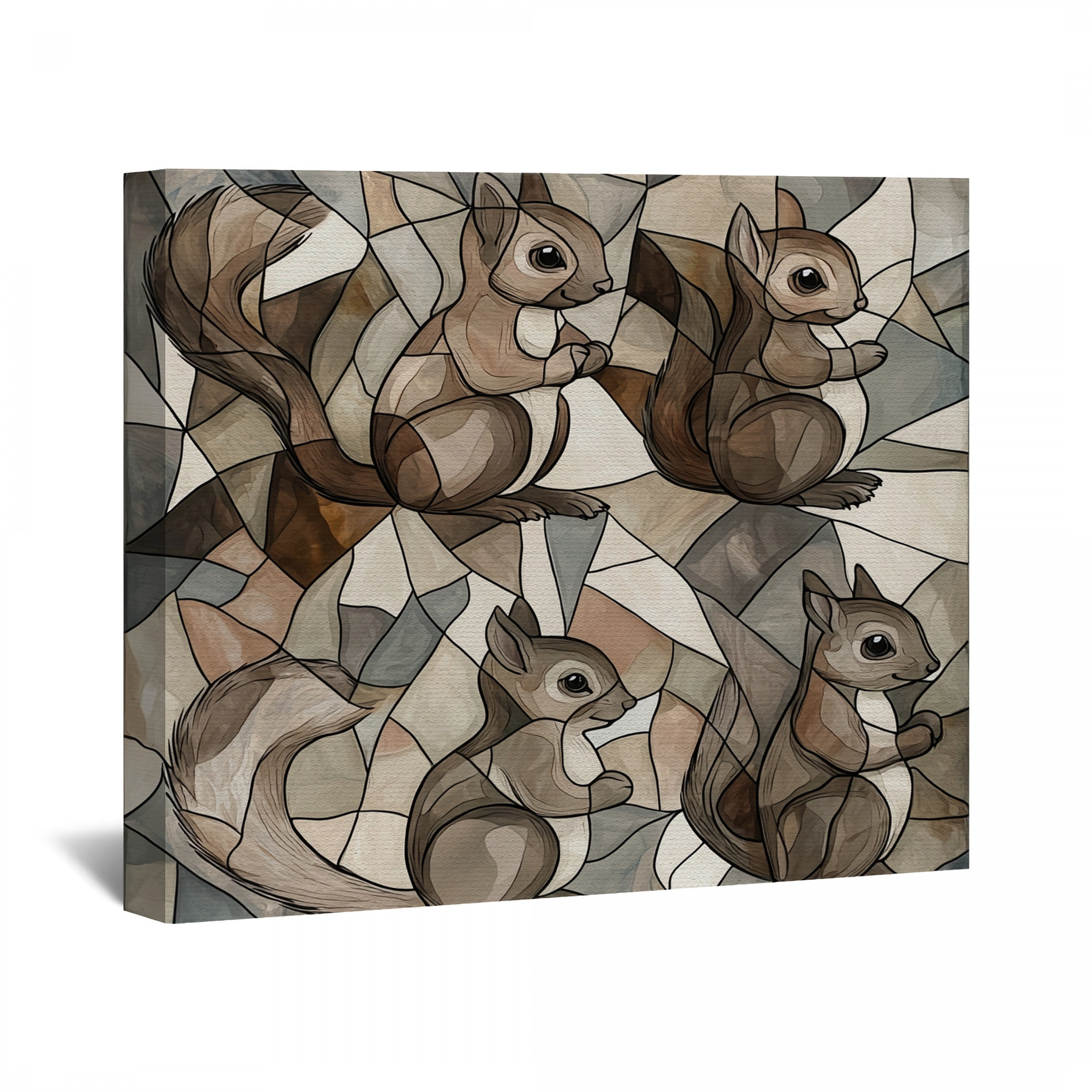 George Oliver Squirrels Canvas Wrap - Animals Wall Decor - Wayfair Canada
