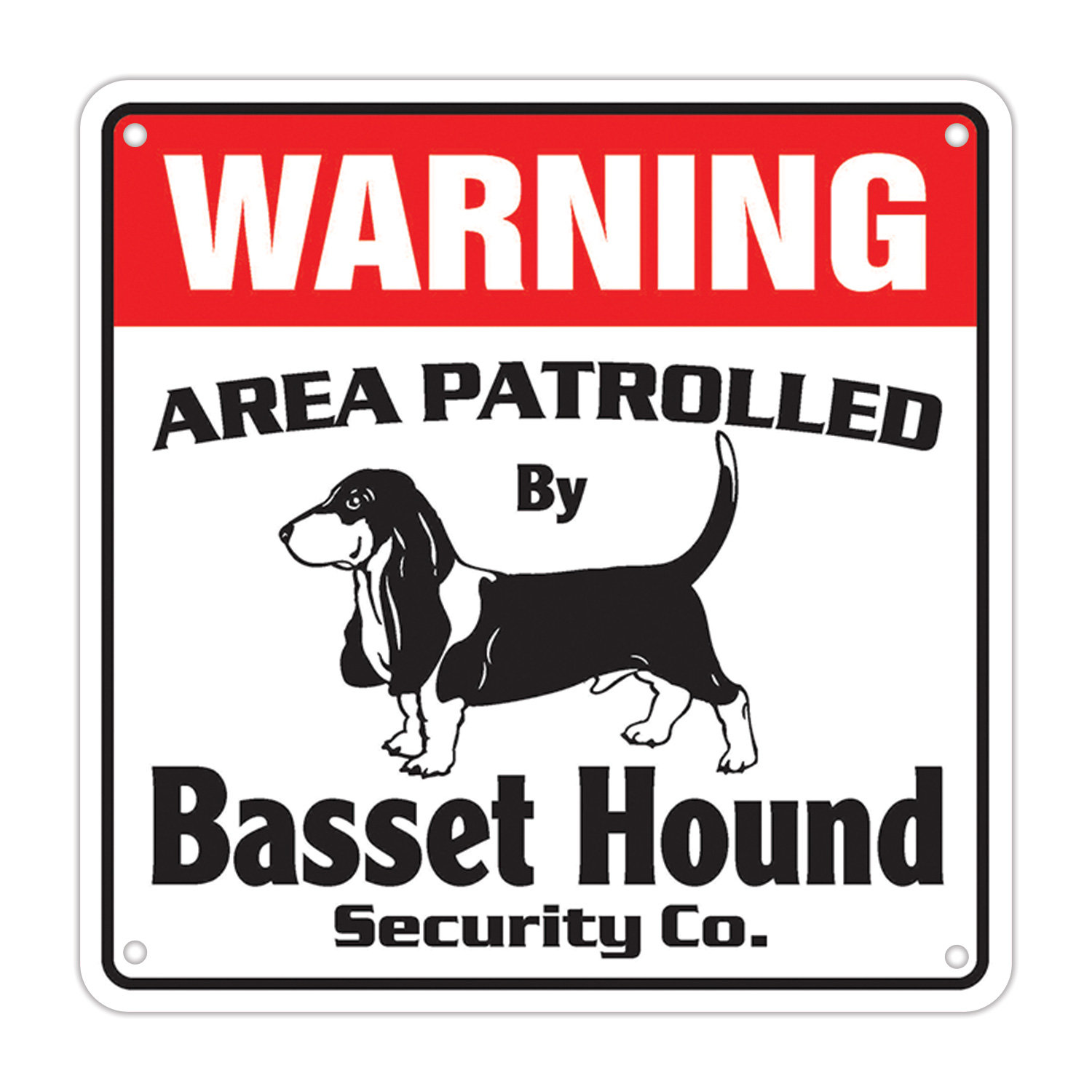 SignMission Basset Hound Security Sign | Wayfair