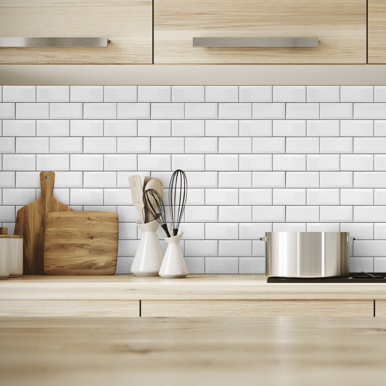 Beveled Subway Tile Renovation