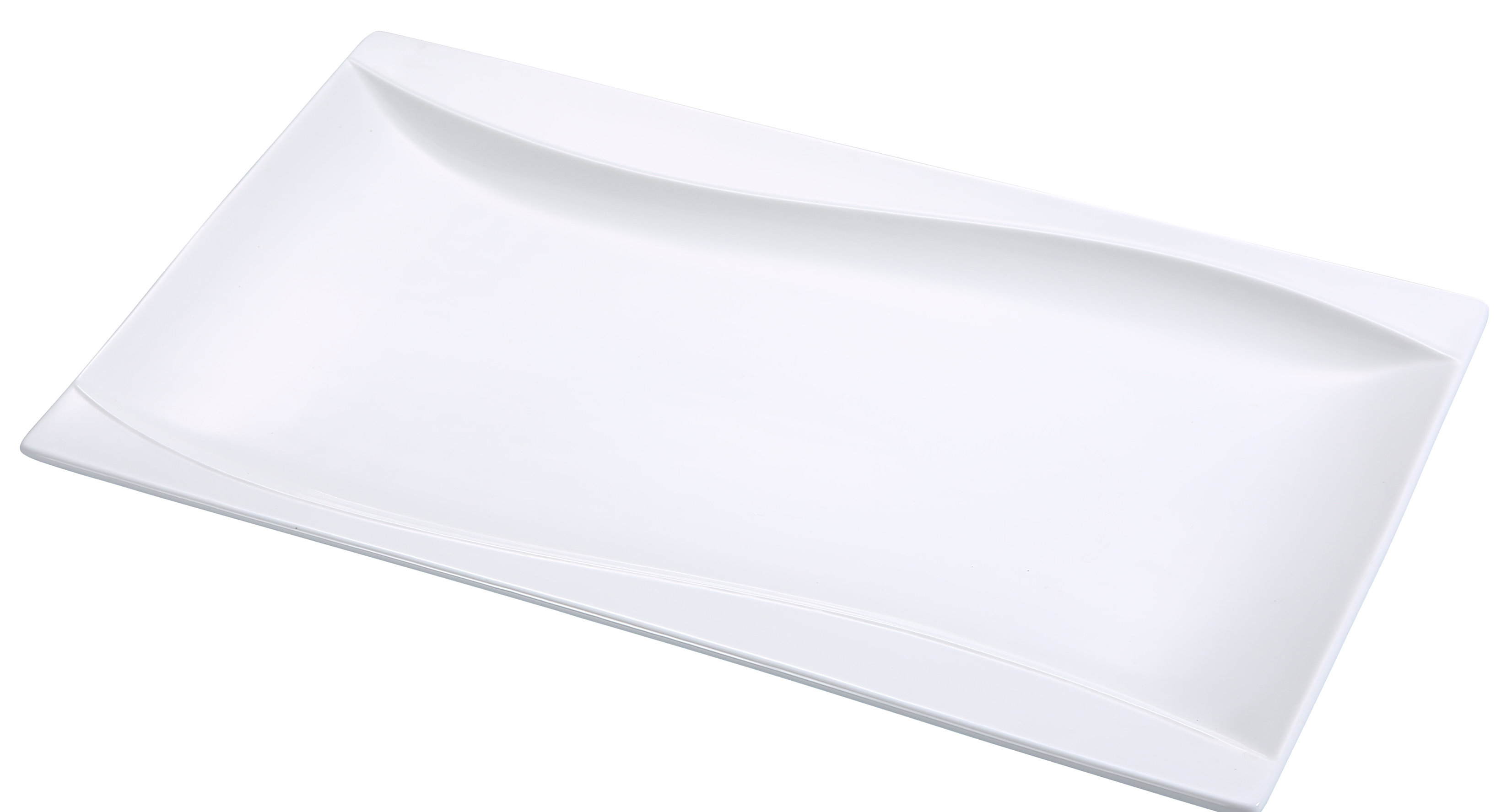 Yanco Sea Wave Platter | Wayfair