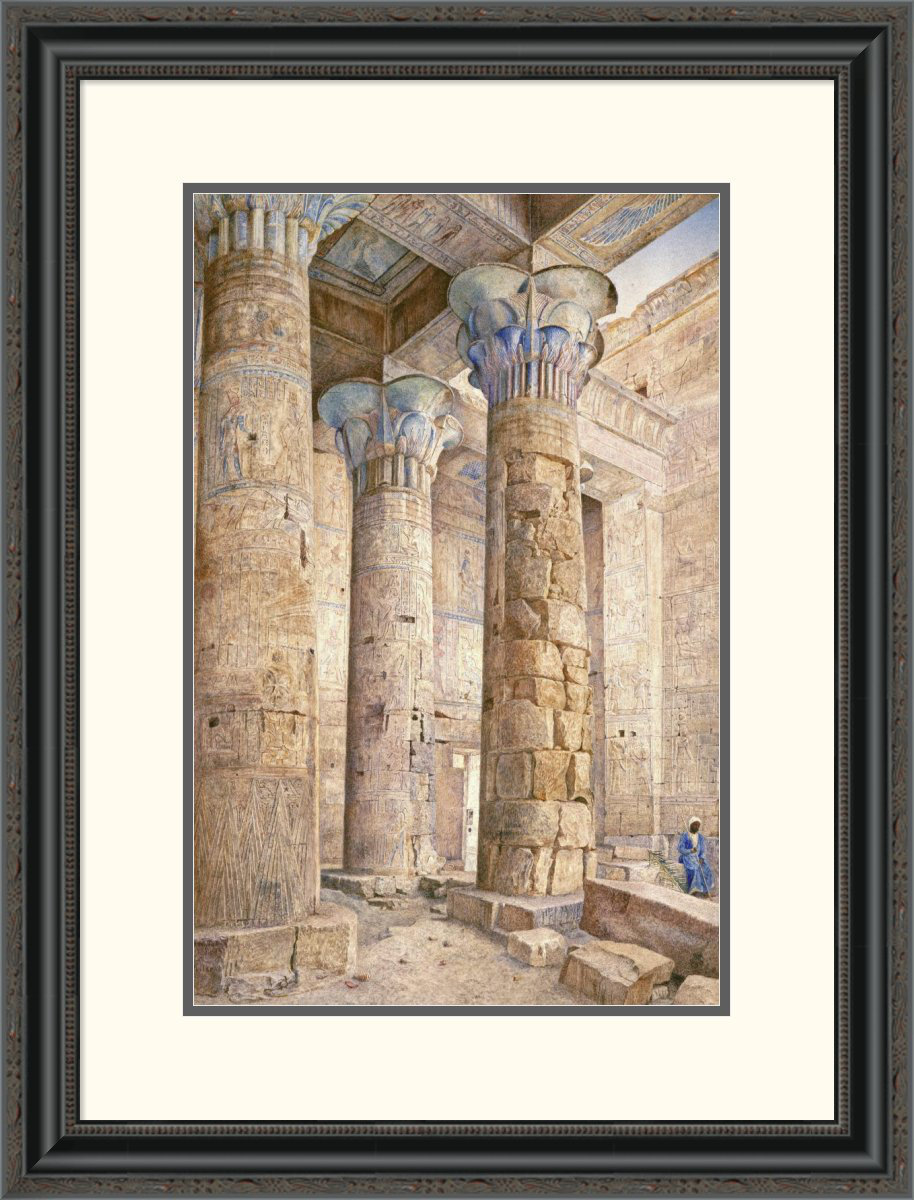 Global Gallery 'The Temple of Philae, Egypt' by Henry Roderick Newman ...