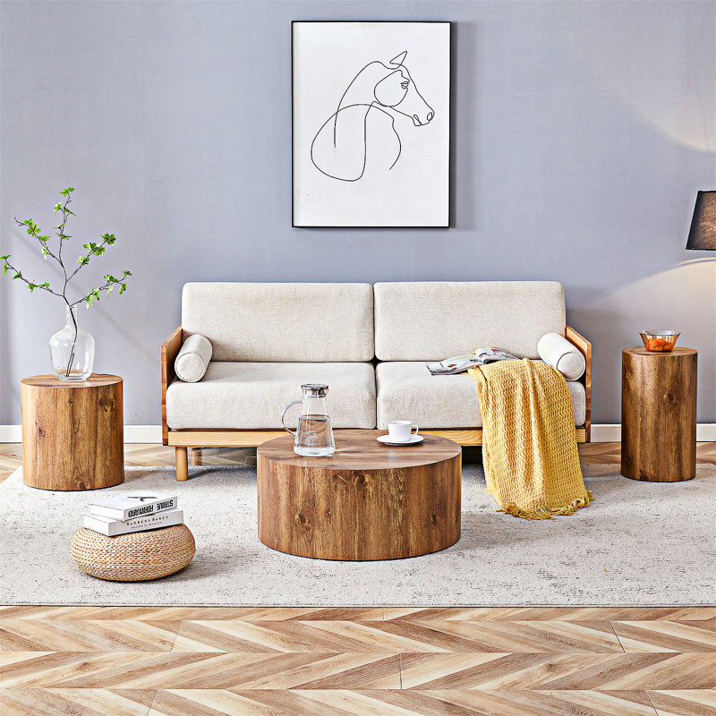 Millwood Pines Minimalist Coffee Table Set | Wayfair