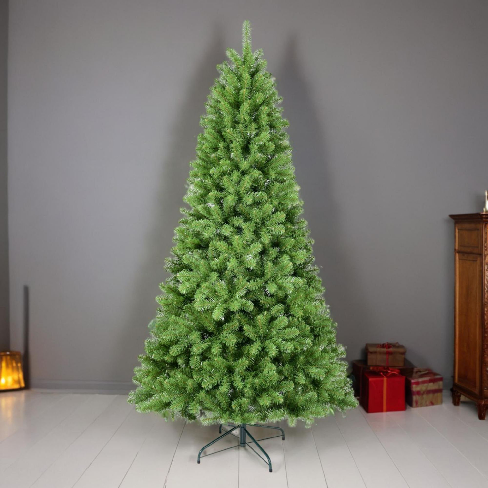 The Holiday Aisle® 7Ft Artificial Christmas Tree Full Natural Spruce ...