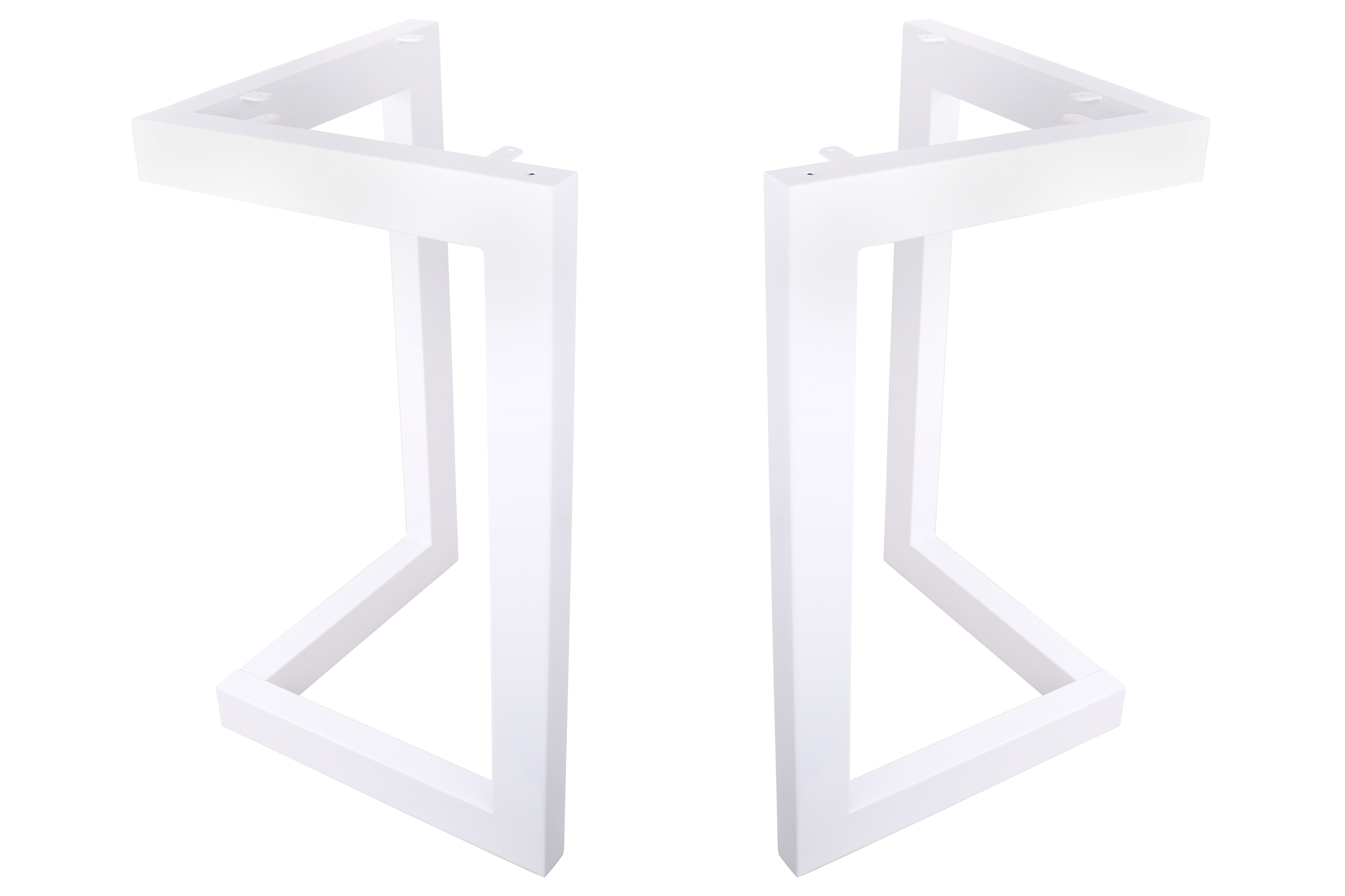 Symple Stuff Alexanndra 2pcs X 28" Dining Table Legs, L-shaped Steel ...