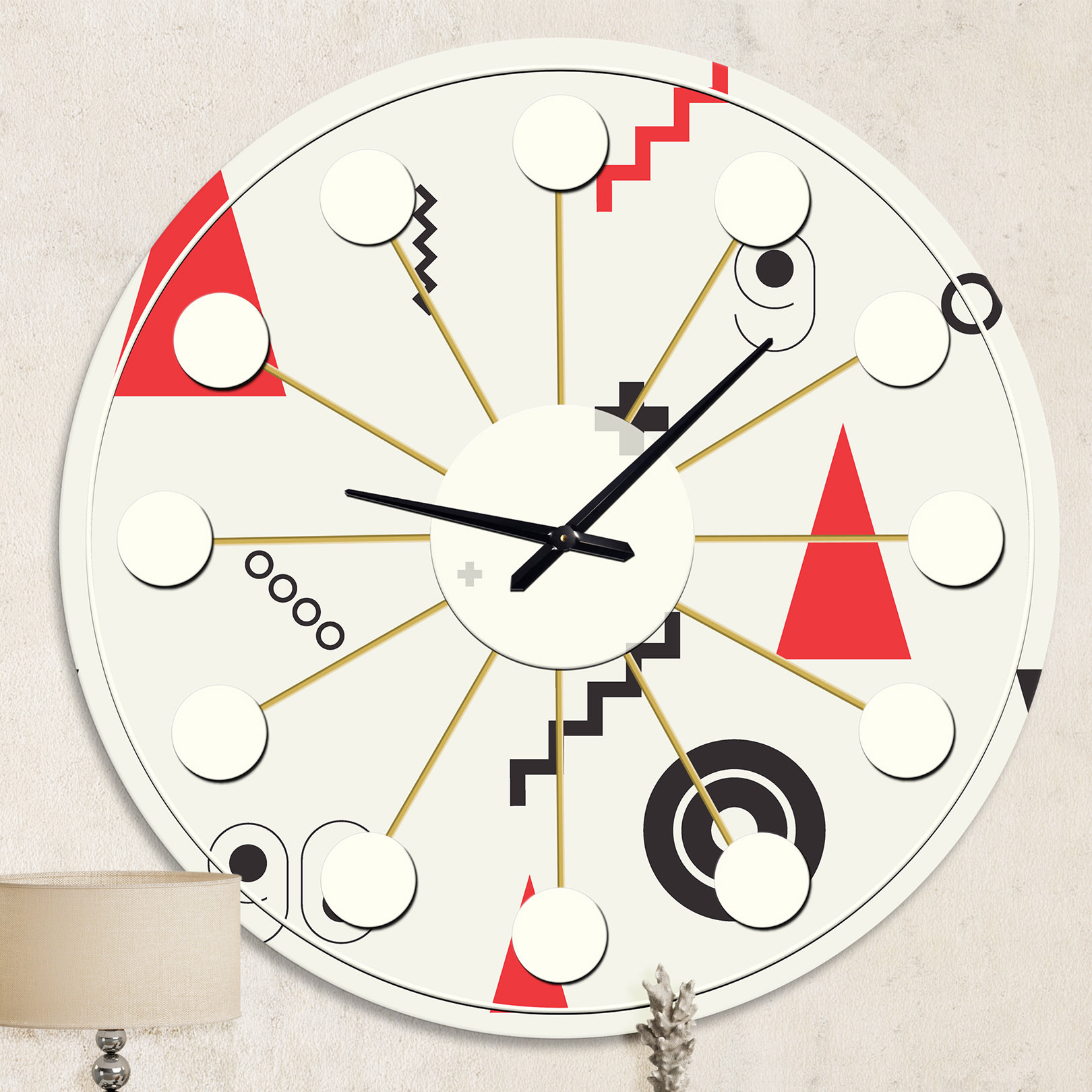 East Urban Home Triangular Retro Design III - Mid-Century Modern wall ...